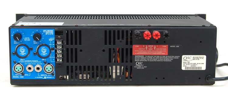 QSC 1200 파워앰프 - 보소장터 - 보소보소