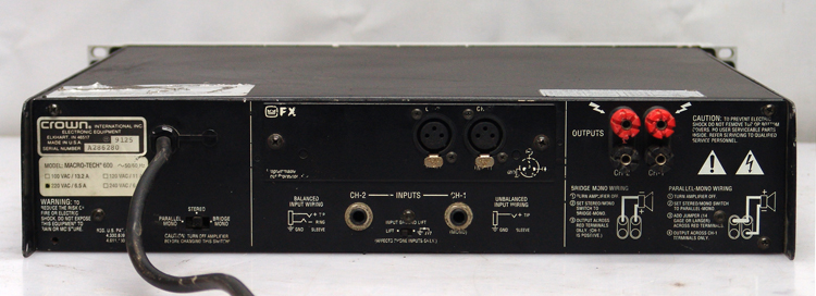 crown micro tech 600 파워앰프 - 보소장터 - 보소보소