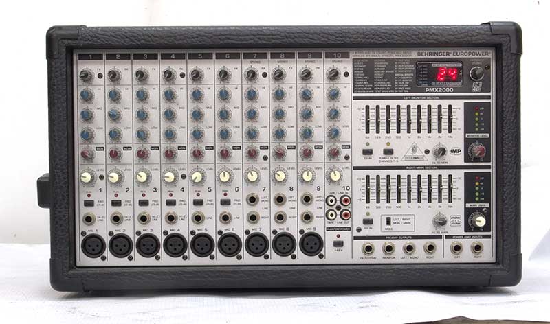베링거 Europower pmx2000 파워드믹서앰프 - 보소장터 - 보소보소