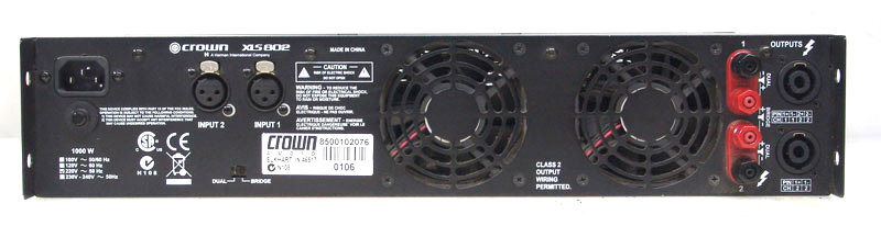Crown XLS-802, 800+800W 파워앰프 - 보소장터 - 보소보소
