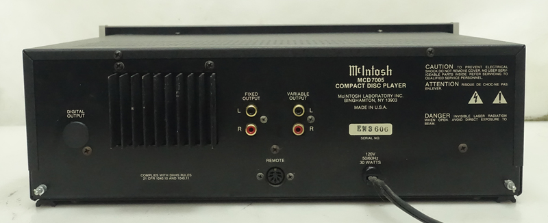 매킨토시 씨디플레이어 MCD 7005 - 보소장터 - 보소보소